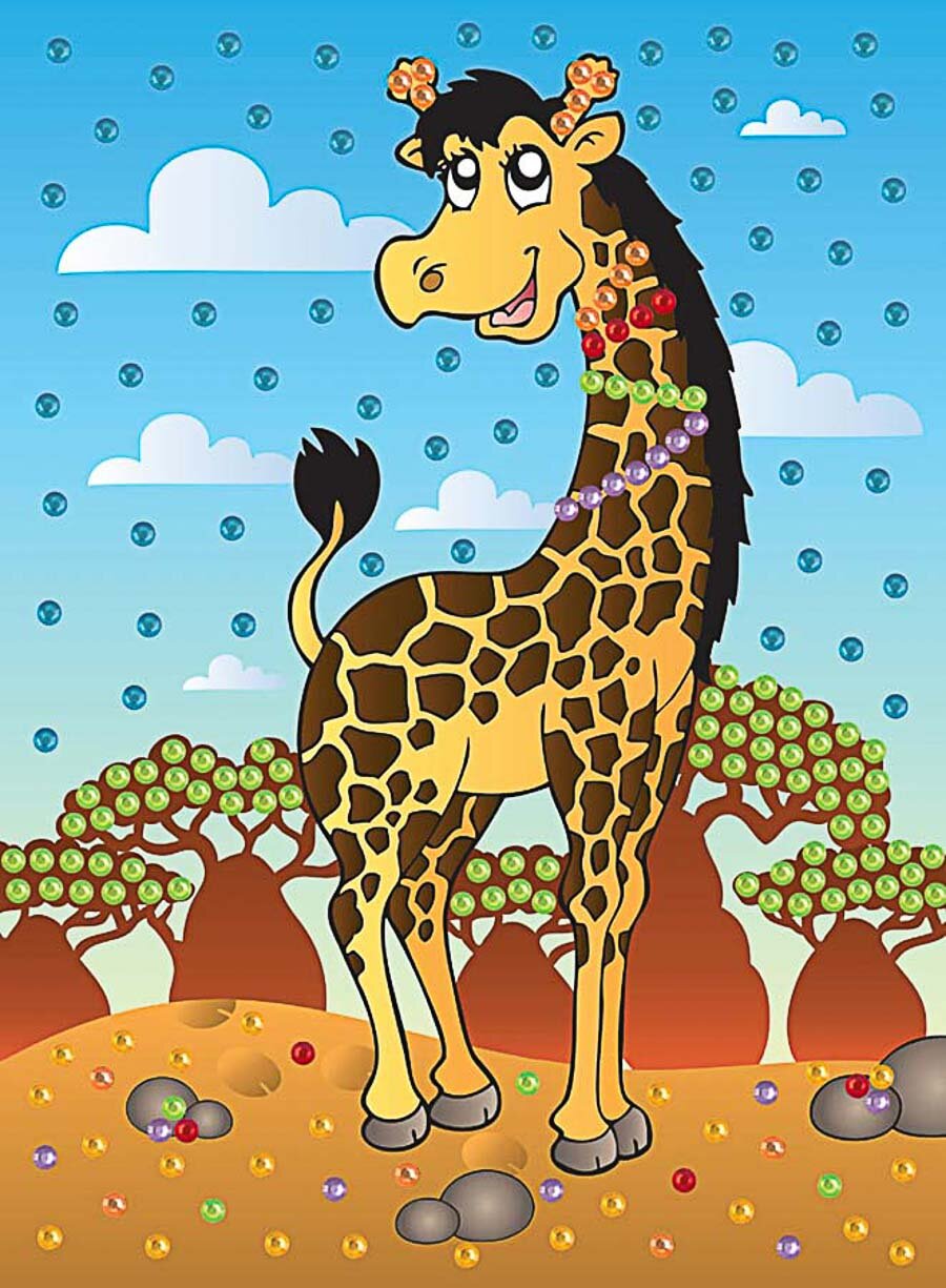 Hobbius MDS-05 Мозаика 19.5 x 26.5 см №04 Жираф