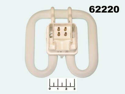 Лампа люминесцентная 10W GR10Q 3500K белый теплый GE 4 контакта