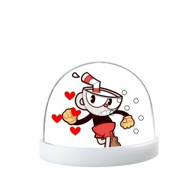 Водяной шар Cuphead/ Капхед №6, Искусственный снег