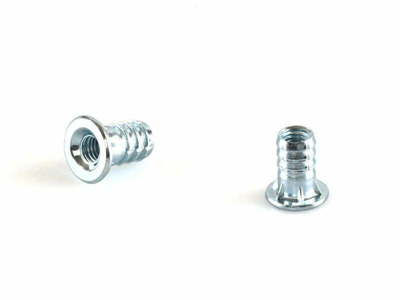 BP01 Муфта для опоры, М6, L=14мм, сталь, цинк, 30 шт