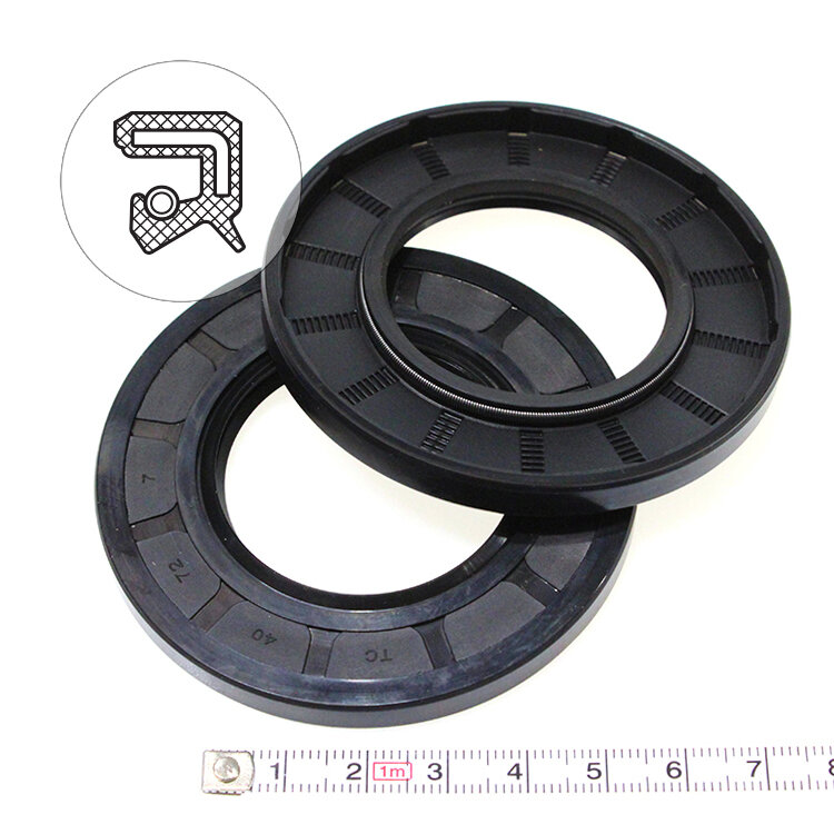 Манжета армированная (Сальник) 40х72х7 (тип 2 / TC) 70NBR