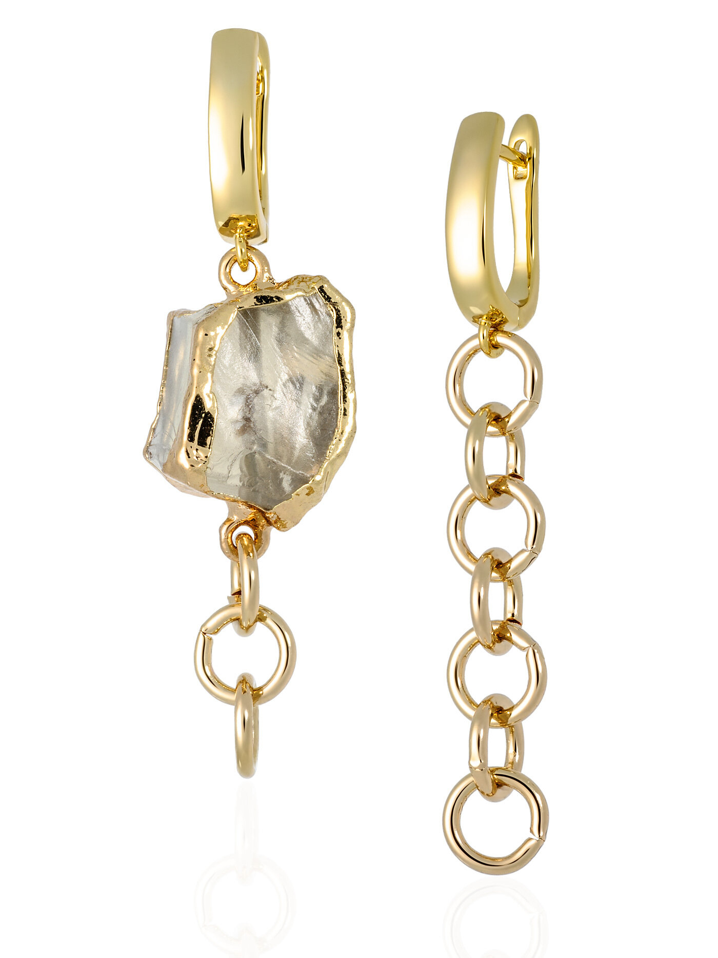 Комплект серег, кварц