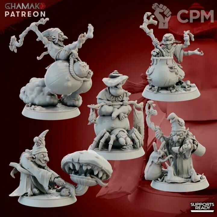 Warhammer Madcap Shaman Set/Гоблинские шаманы