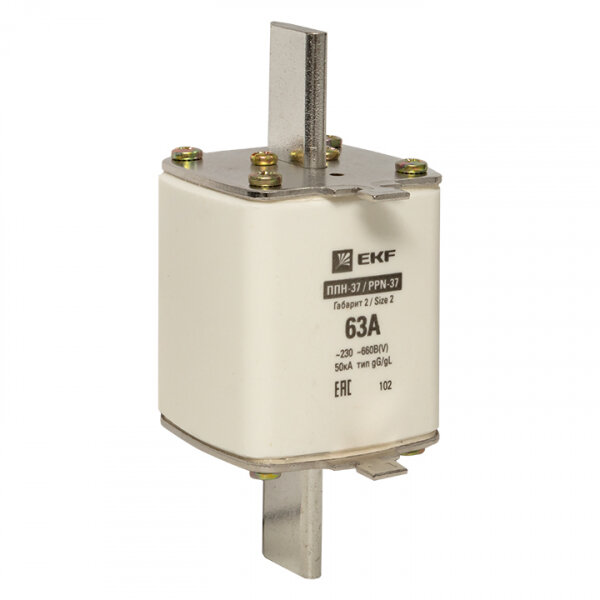EKF PROxima Плавкая вставка ППН-37 400/63А габарит 2