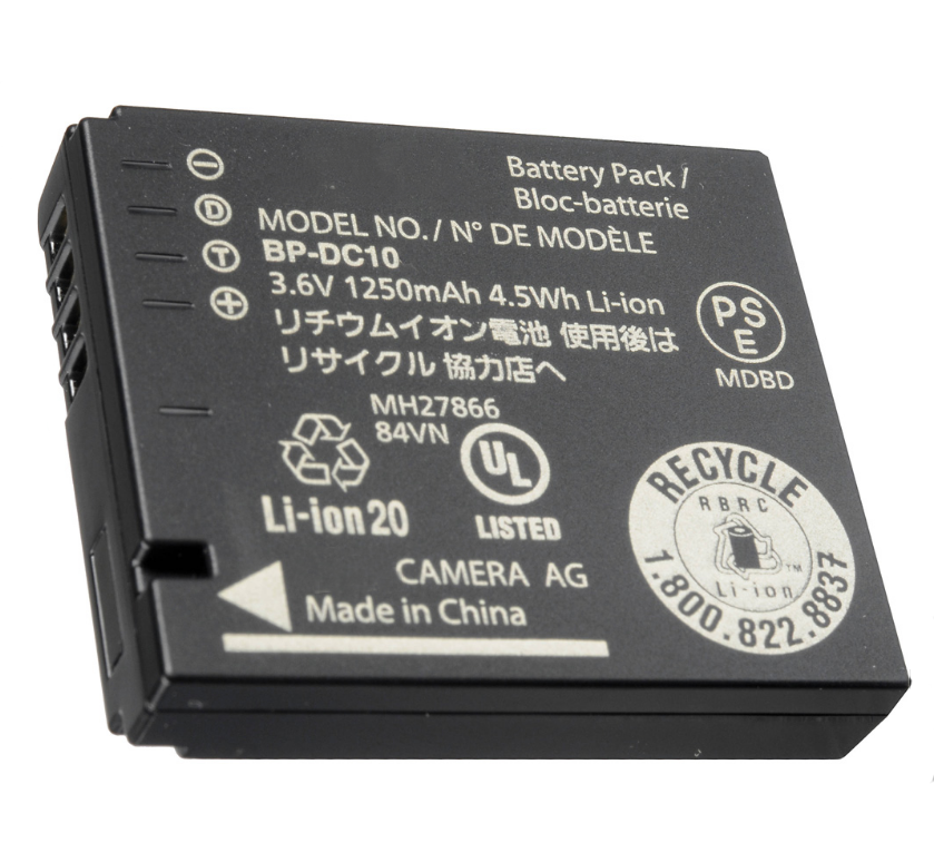 Аккумуляторная батарея MyPads 1250mAh BP-DC 10 на фотоаппарат Leica D-Lux 5/ D-Lux 6/ D-Lux 6 Glossy/ D-Lux 6 ‘Edition 100'/ D-Lux 6 ‘Edition by .