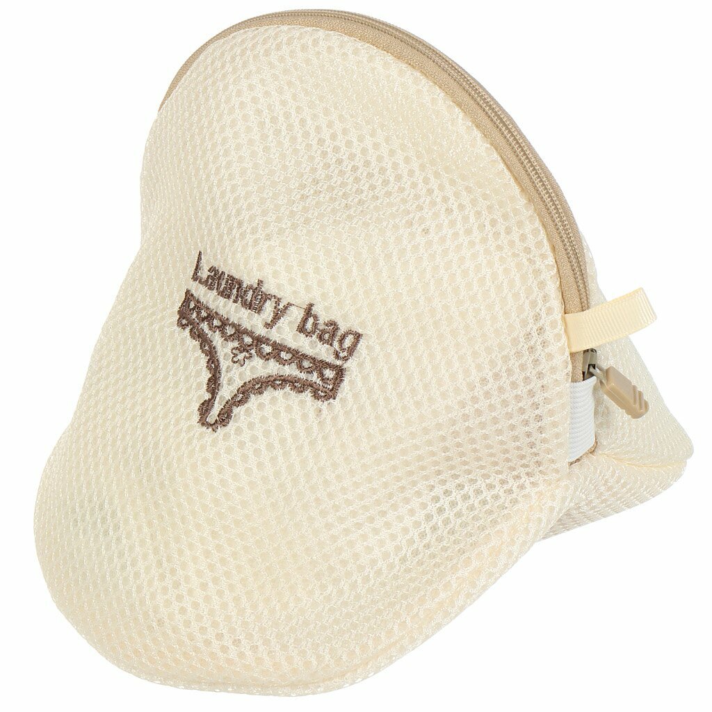 Мешок для стирки белья 20 см на молнии, сетка, Китай, A270004