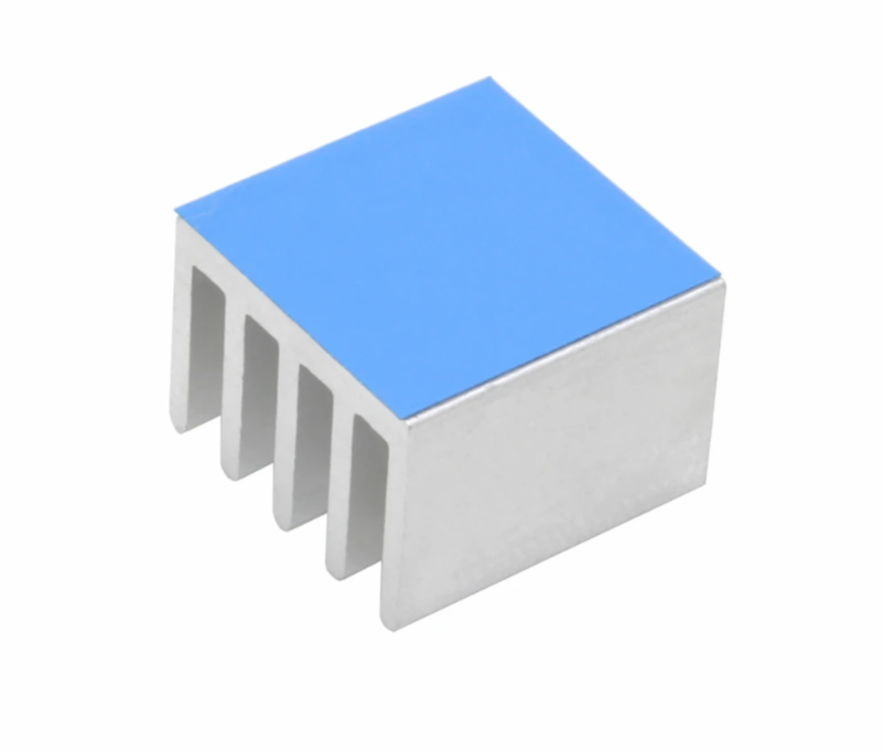 Аллюминиевый радиатор 8,8x8,8x5 мм с термоскотчем 3M 8810