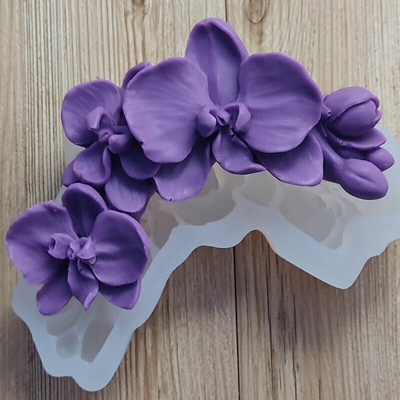 Молд силиконовый Brilliant Mold. Форма Орхидеи веточка