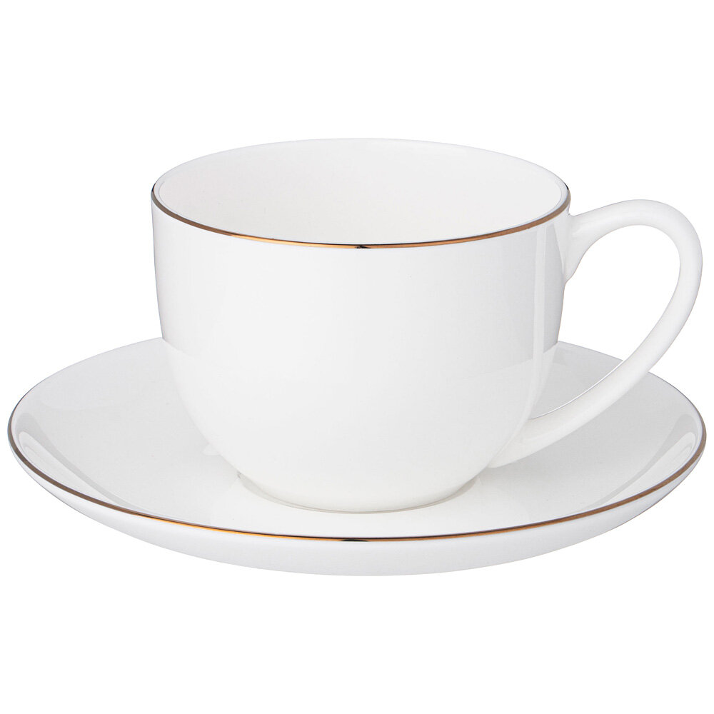 Чайная пара lefard кристал голд 250 мл KSG-414-056