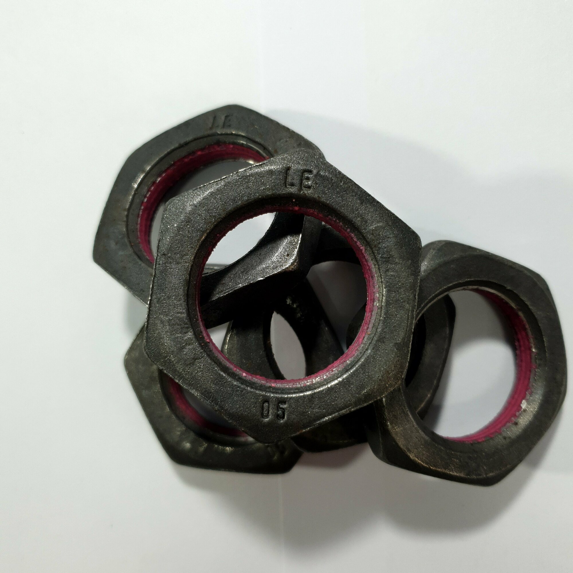 Гайка дюймовая трубная низкая шестигранная форма В G1, М 30 под ключ SW 46 сталь 14H DIN 431 в 1уп-25шт WURTH, Германия