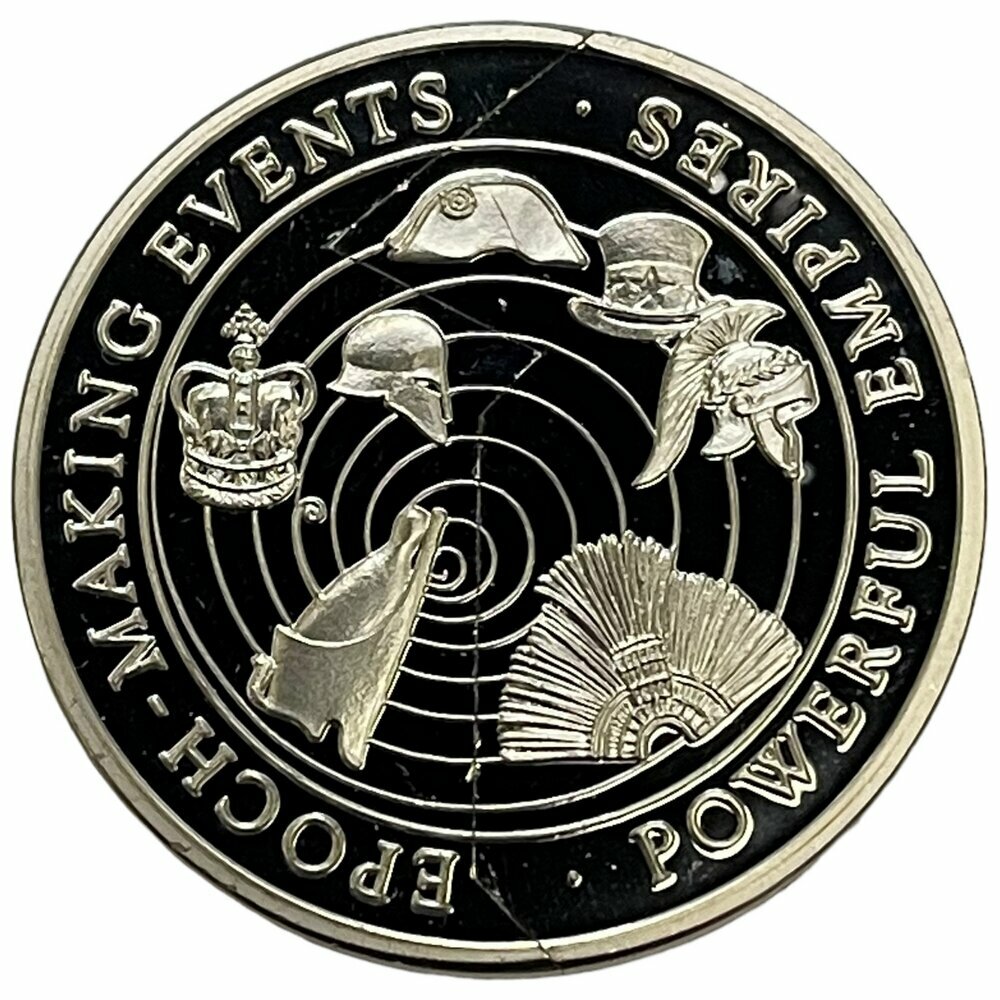 Кирибати и Самоа, комплект из 2 монет, 5 долларов, 5 тала 1997-2000 гг. (Империи и эпохи) (Proof)