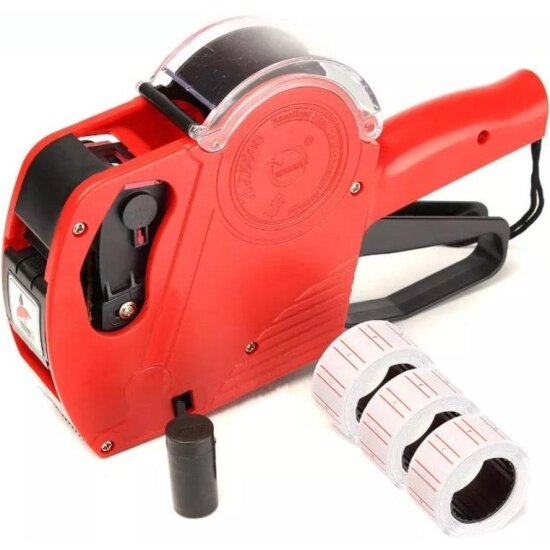 Этикет-пистолет Комус однострочный Zhenghongsheng MX-2612 (26х12мм,9 сим, волна)