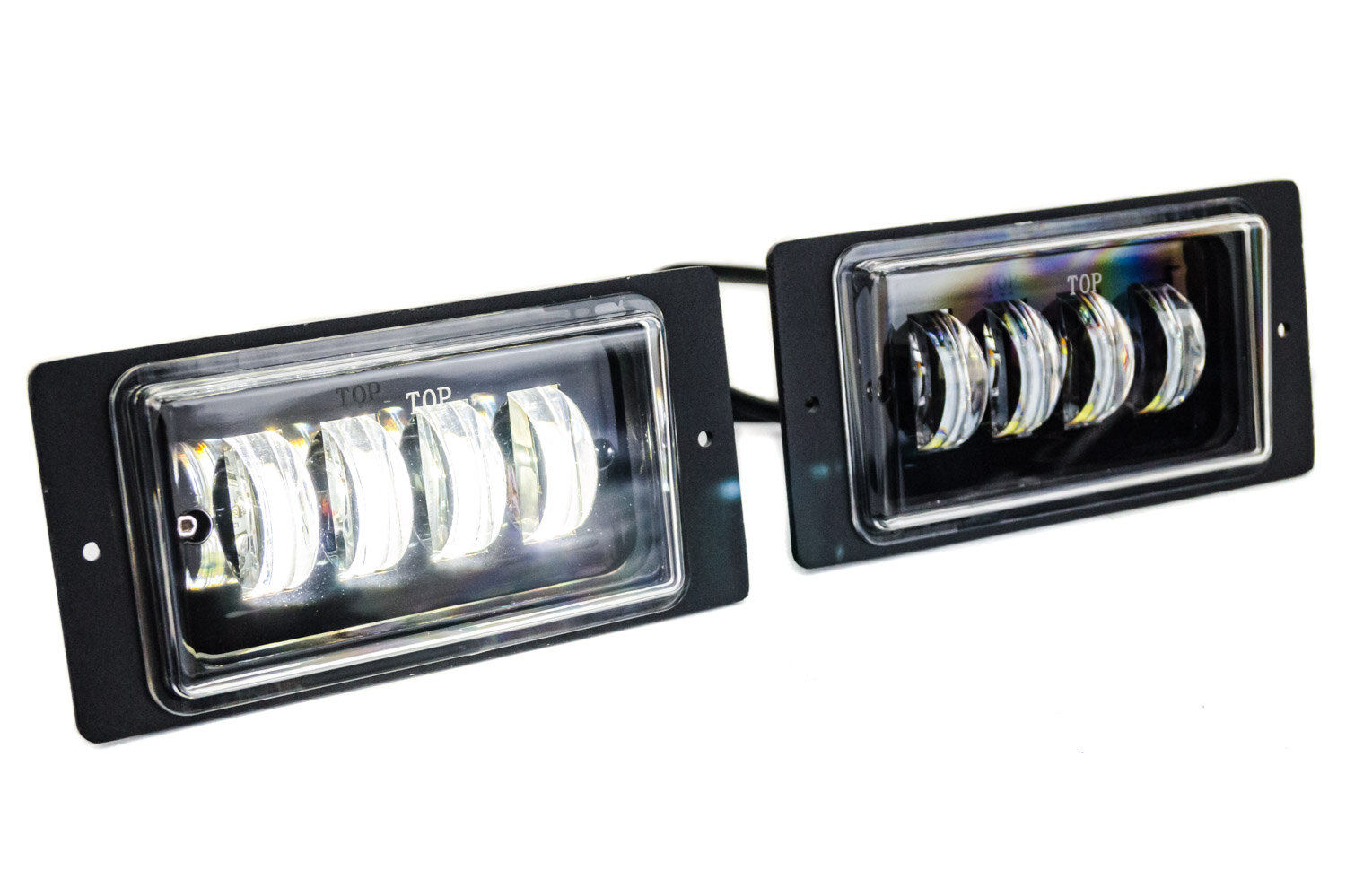 Светодиодные противотуманные фары SL 40W 4 линзы нерегулируемые для ВАЗ 2110-2112, 2113-2115, Шевроле Нива до рестайлинга 2009 года