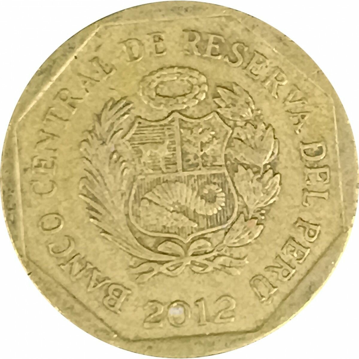 10 сентимо 2012 Перу из оборота