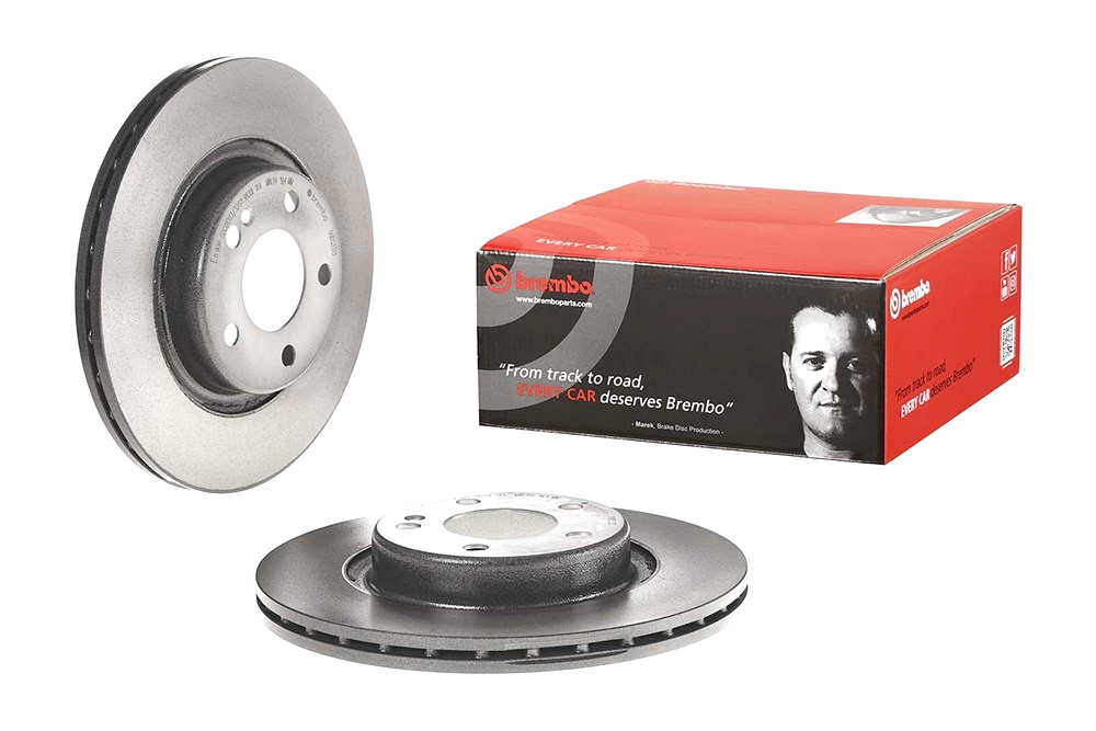 BREMBO 09. D533.13 (09D53313) диск тормозной задний mb c w205, e w213 1.6-3.0 14 (d=300) (Комплект 2 штуки)