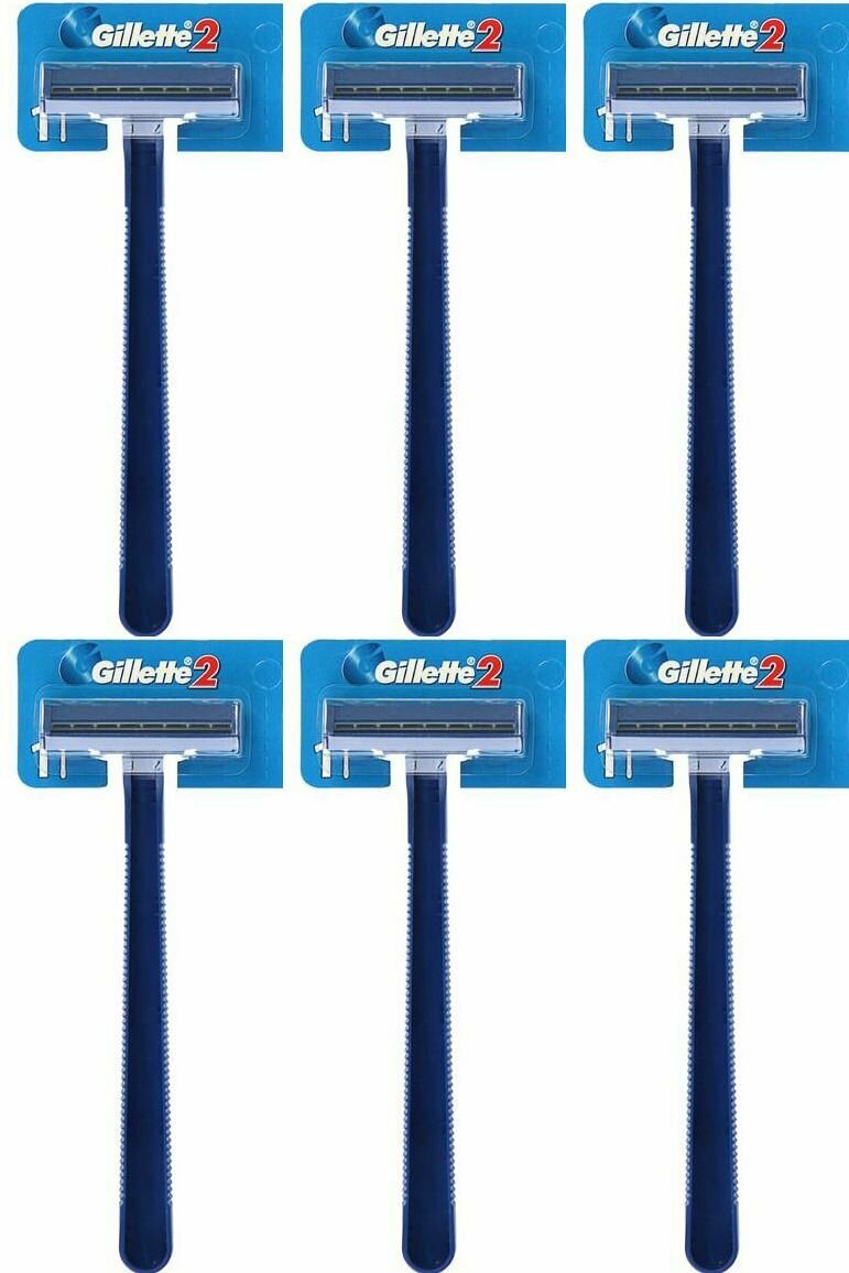 Gillette Станок для бритья одноразовый, 6 шт