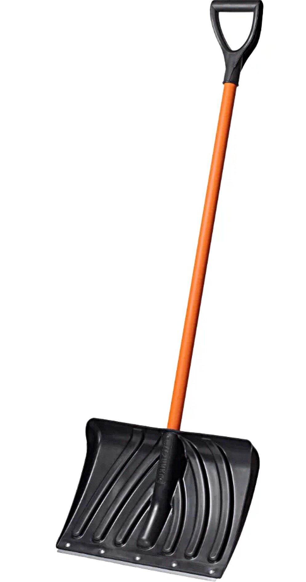 Лопата снегоуборочная с металлическим черенком крепыш 450*340мм