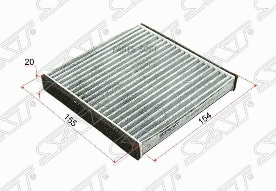 Фильтр салонный Toyota Passo 04-10 / Daihatsu Boon 04-10 SAT ST-88568-B1010-U | цена за 1 шт