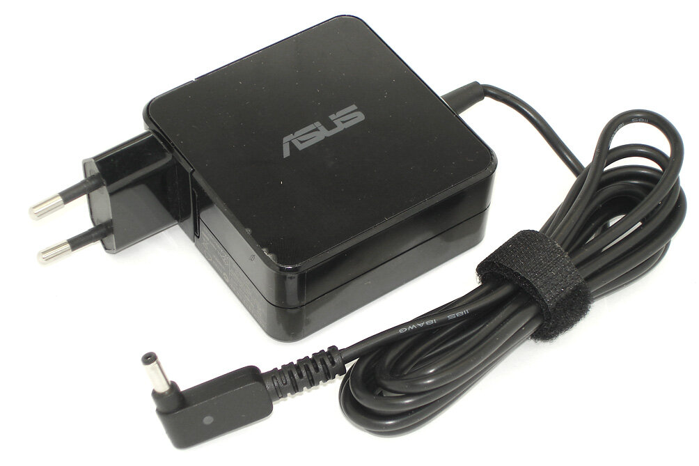 Блок питания для ноутбука Asus 3.0x1.1мм, 65W (19V, 3.42A) с сетевым кабелем, ORG (square shape)