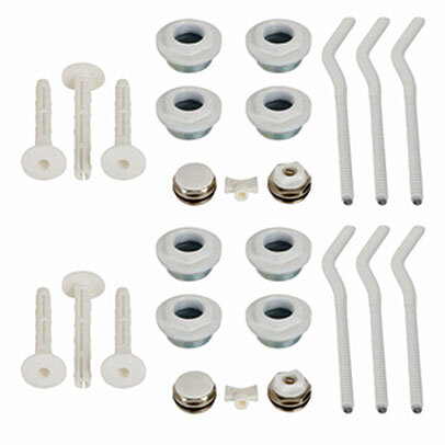 Набор присоединительный (685643) 1" х 1/2" для радиатора 13 предметов белый (2 шт.)