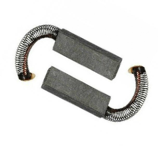 Щетки коллекторные 5 х13,5 х30 мм для мотора стиральной машины. Клемма пружина, пятак-круг d7мм.