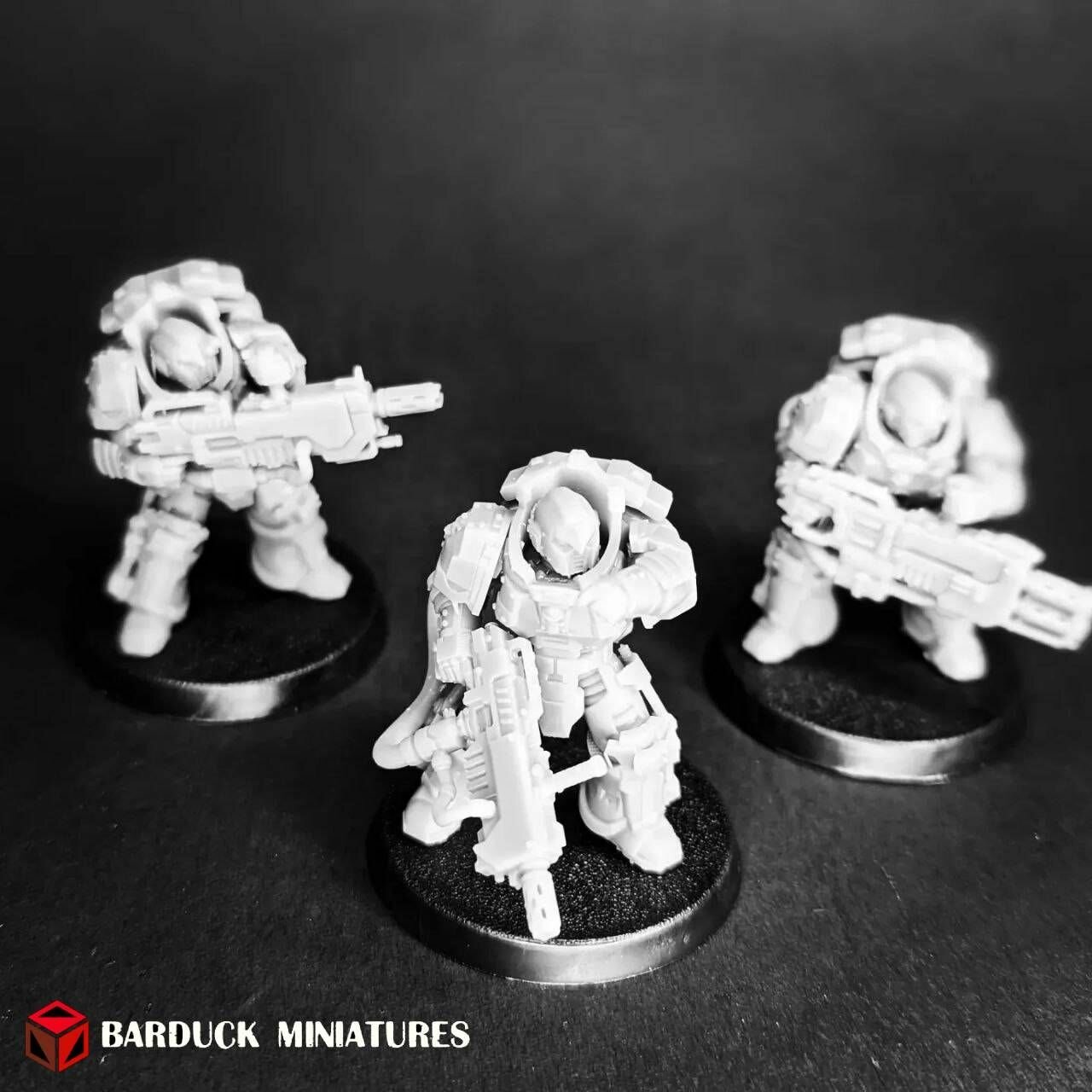Warhammer 40000 Eradicators Cremetis Team/ Набор фигурок для Warhammer с подставками