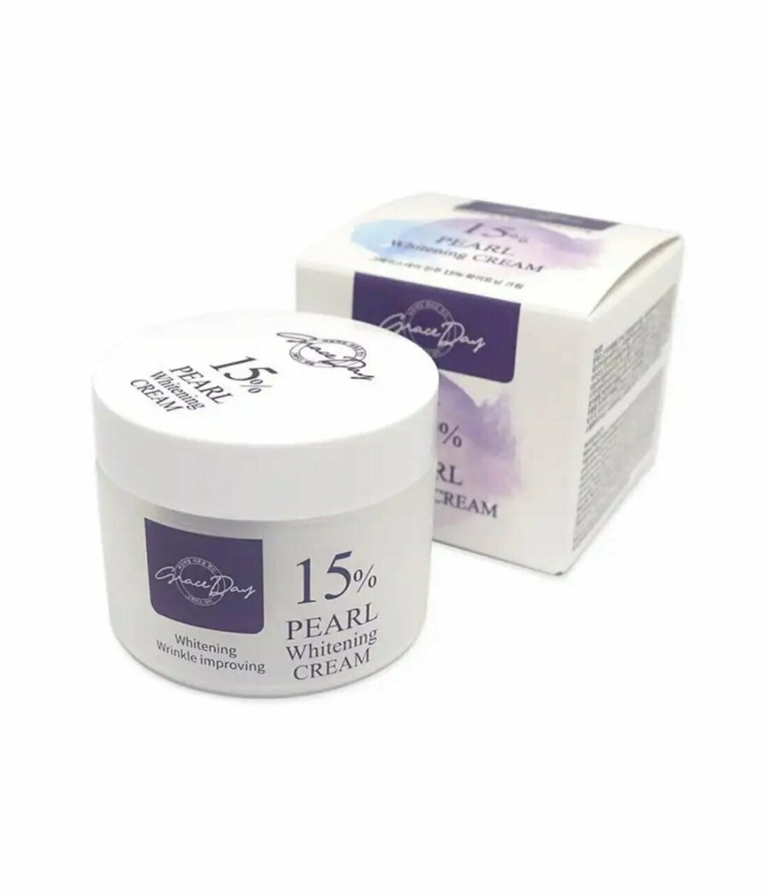 Осветляющий крем Grace Day с жемчужной пудрой 15% Pearl Whitenibg Cream