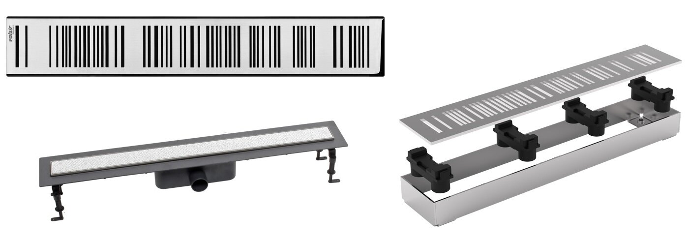 Комплект душевого трапа с решеткой VALSIR KIT BARCODE 700