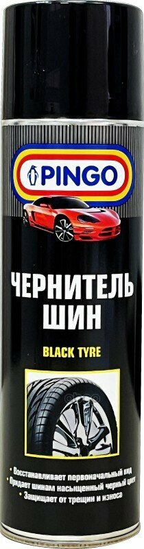 Чернитель шин // аэрозольный баллон, 650мл PINGO арт. 850208
