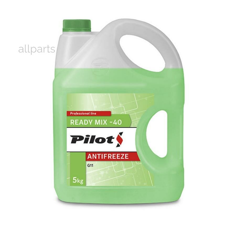 PILOTS 3204 Антифриз PILOTS Green Line 40 G11 готовый -40C зеленый 5 кг 3204