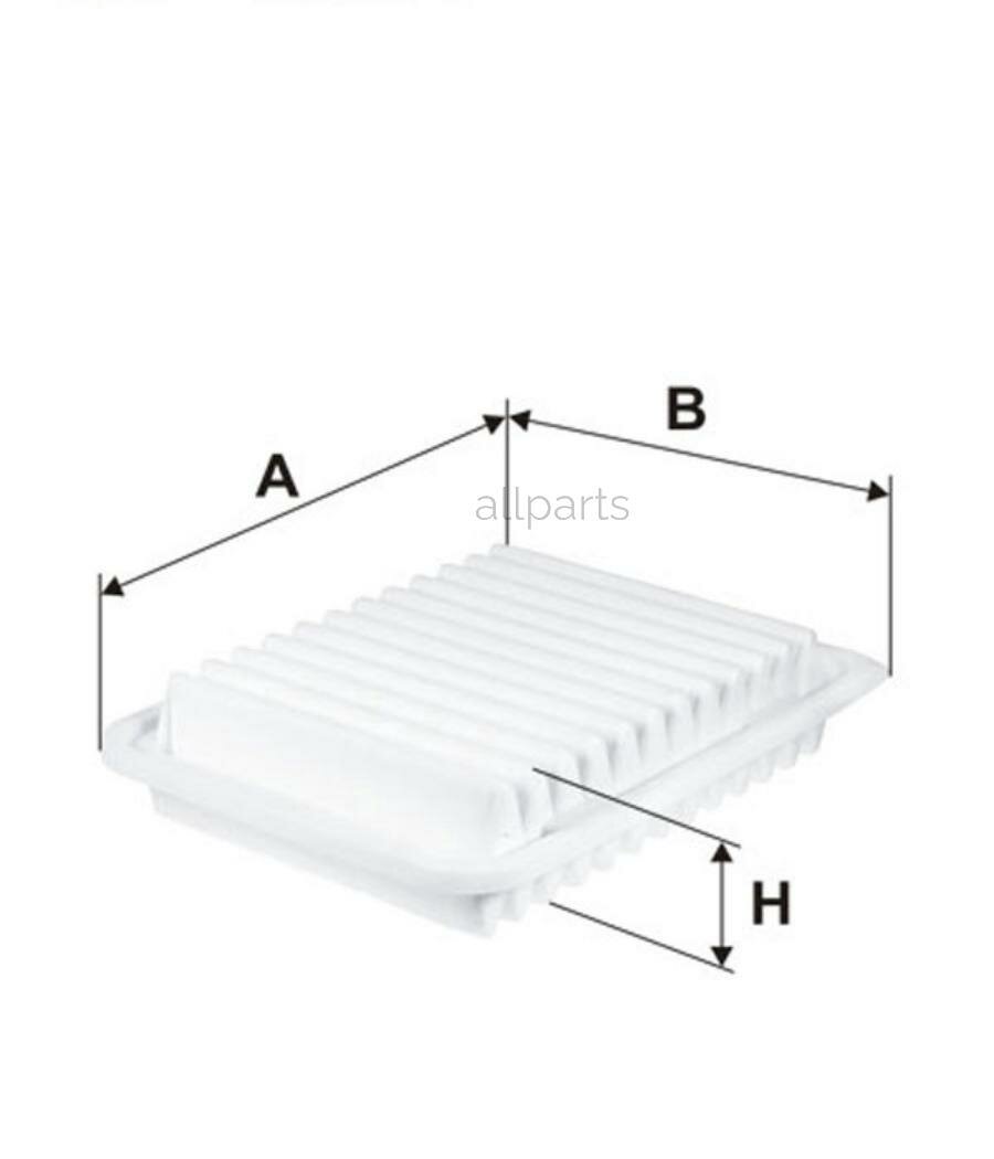 FILTRON AP160/1 Фильтр возд. TOYOTA AURIS 1.4-1.6L, AVENSIS 1.6-2.0L, YARIS 1.8L 2007=>