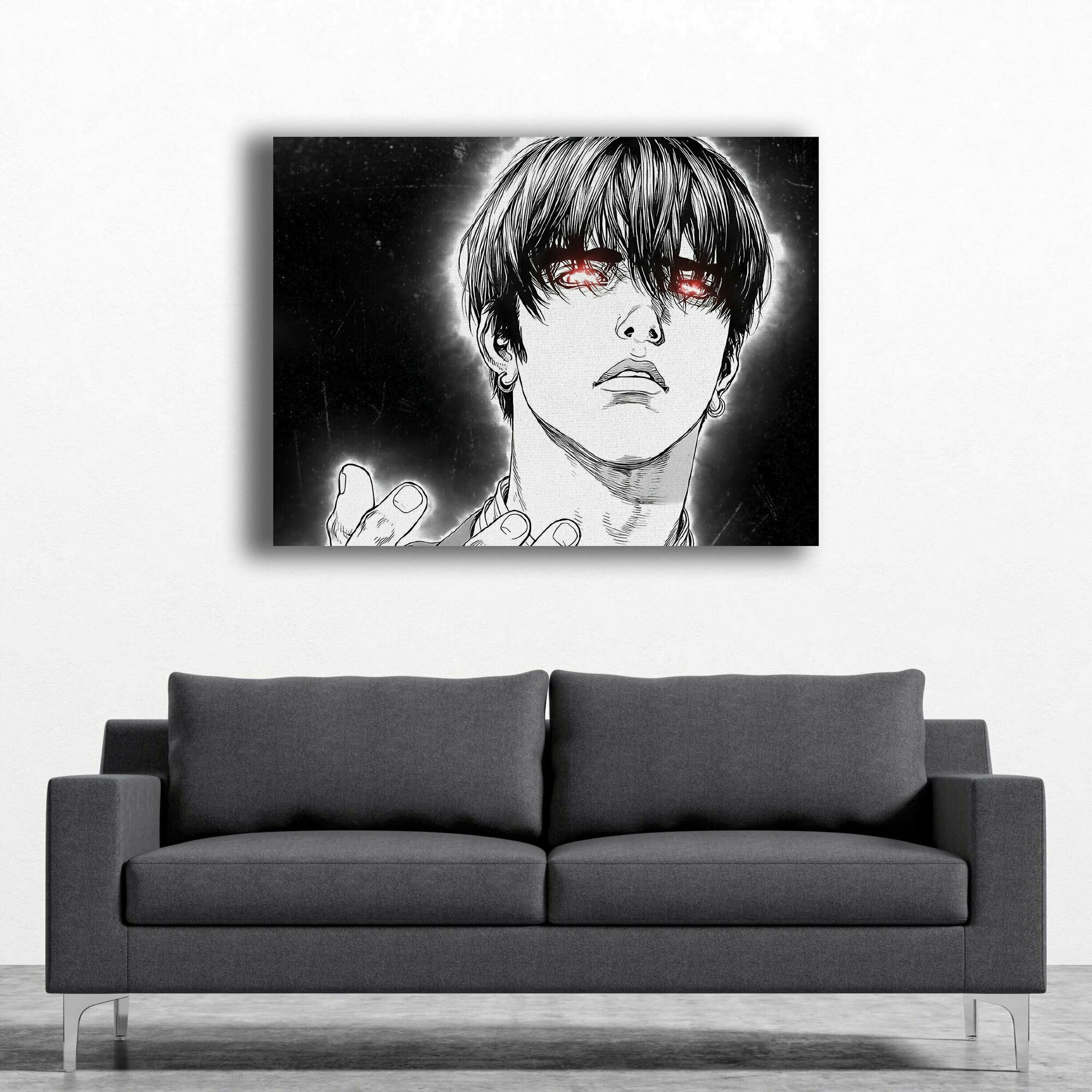 Интерьерная картина на холсте / dead inside / zxc 30*40