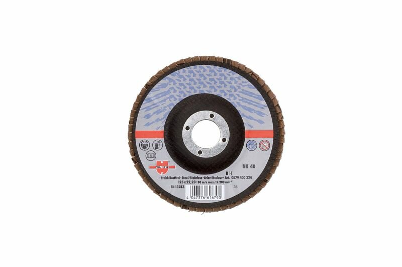 Диск шл КЛТ изог NC60 D125Х22.2 (10 шт)