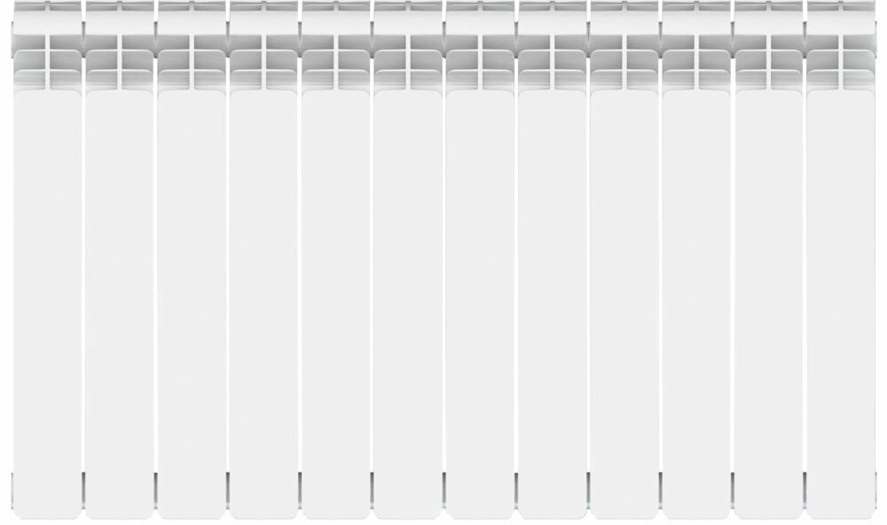 EQUATION радиатор алюминиевый 1" 500/90мм (12 секций)