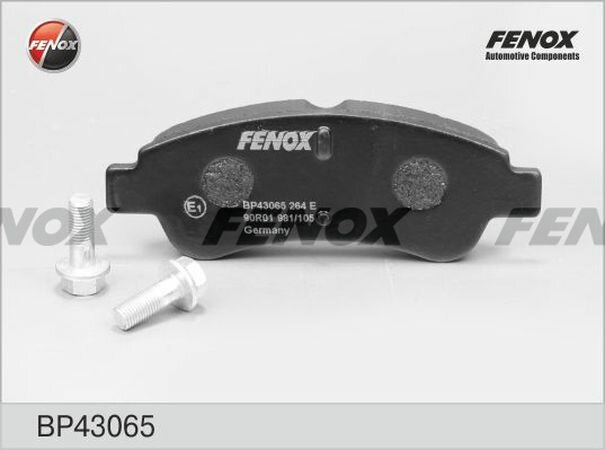 Тормозные колодки передние FENOX BP43065