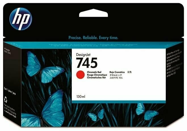 Картридж для струйного принтера HP 745 Chromatic Red F9K00A, официальная гарантия
