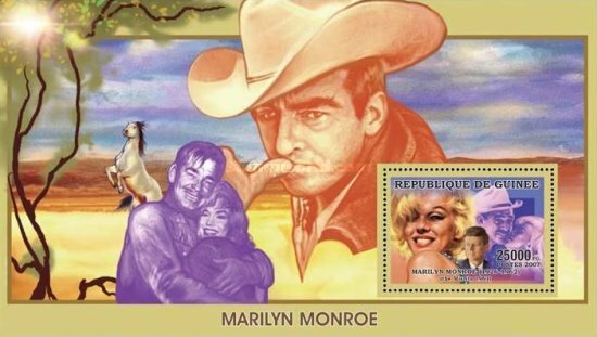 Почтовые марки Гвинея 2006г. "Мэрилин Монро, 1926-1962" Актеры MNH