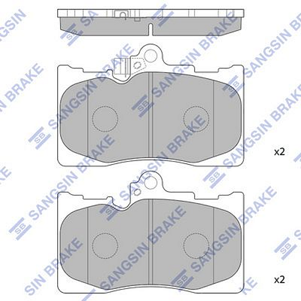 HI-Q SP2302 sp2302 колодки дисковые п.\ Lexus (Лексус) ls 430 00