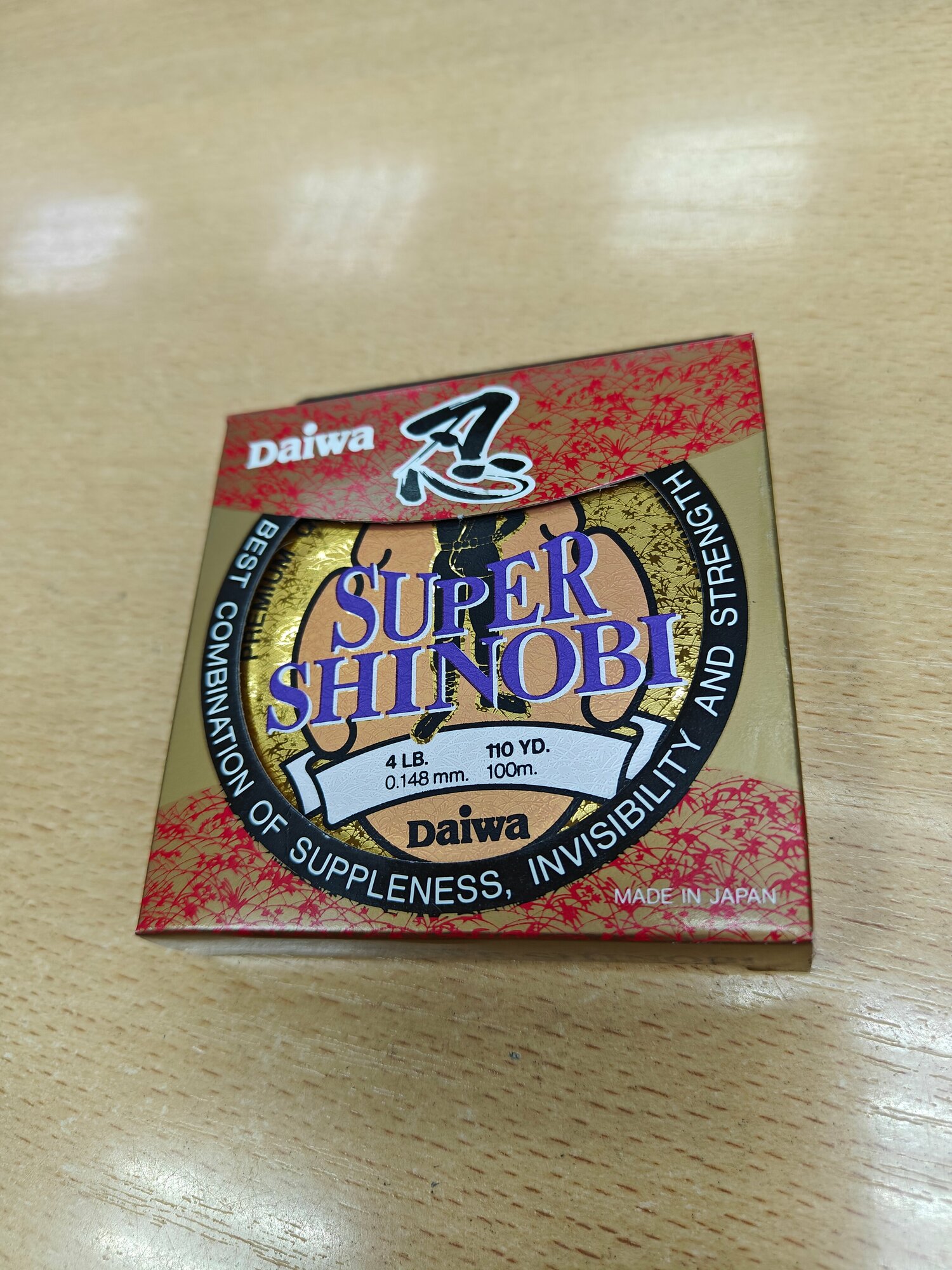 Леска DAIWA Super Shinobi, 0.148, 100m, 1,8 кг, япония.