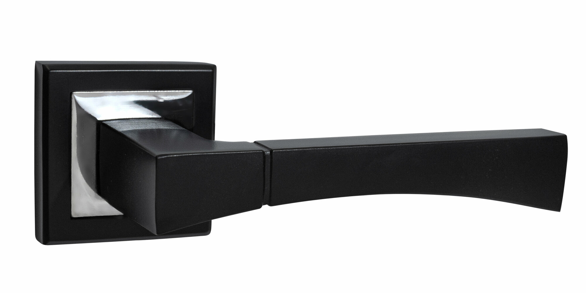 Ручка дверная Moko черная для современных дверей и фурнитуры