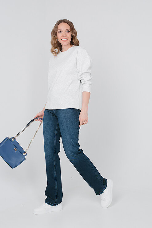 Джинсы широкие 