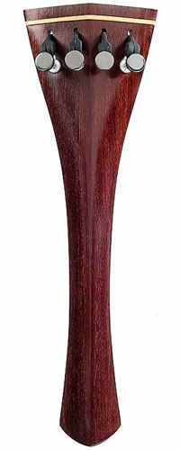 Cello tailpiece Acura Meister Preciso CT-OTH42R - Grade Preciso Hill rosewood tailpiece with boxwood saddle with installed fine tuners for 4/4 cello