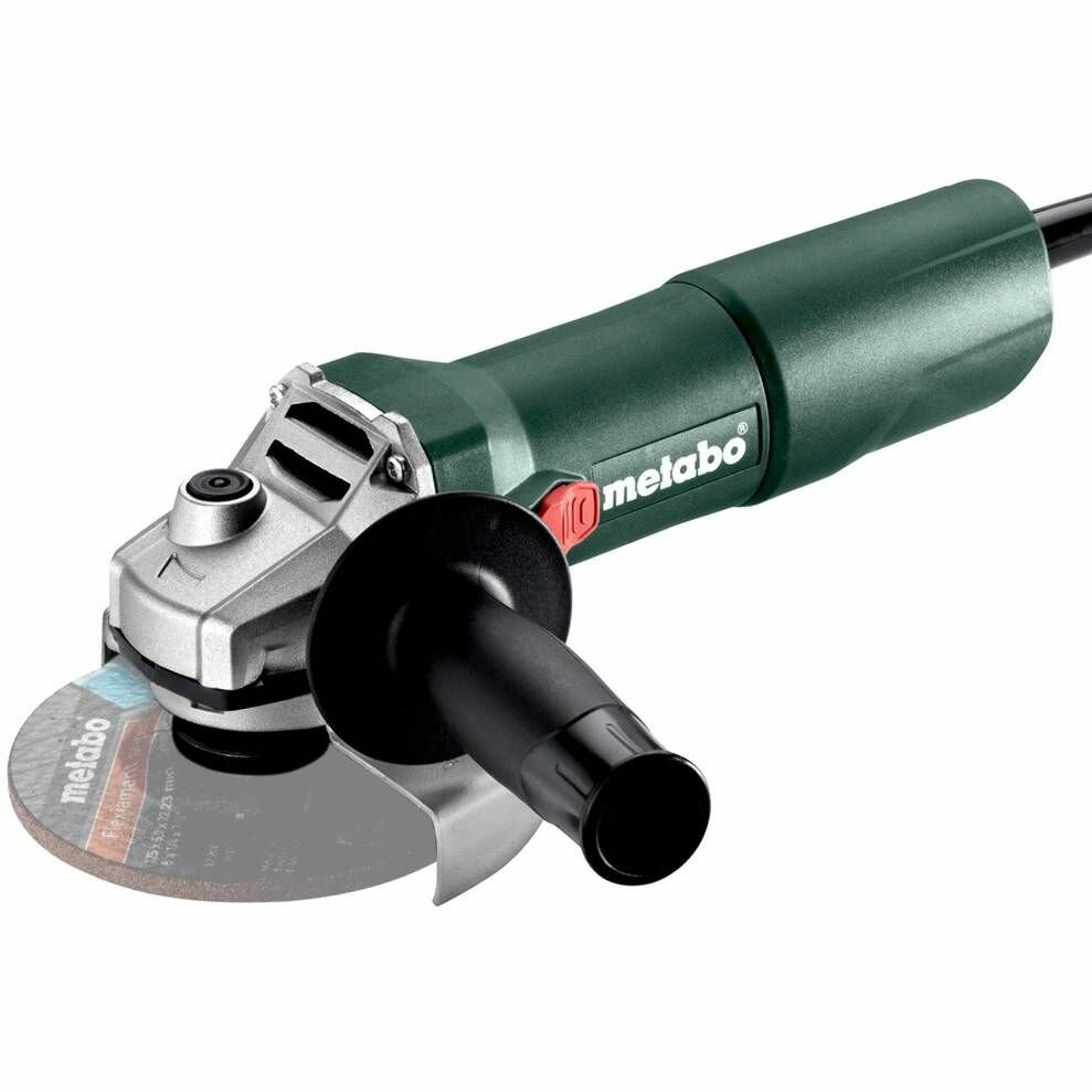 Угловая шлифмашина Metabo W750-125, 750Вт, 11500об/мин, 125мм, с блокировкой от случайного включения
