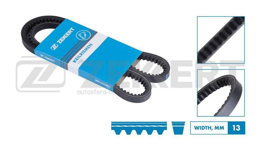 ZEKKERT KR13X885 Ремень клиновой Daihatsu Rocky (F7 F8) 87-