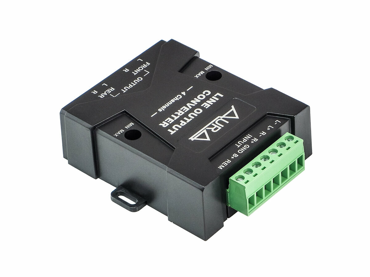 RCA адаптер высокого уровня, Hi/Low, 4 канала, Aura RHL-0604