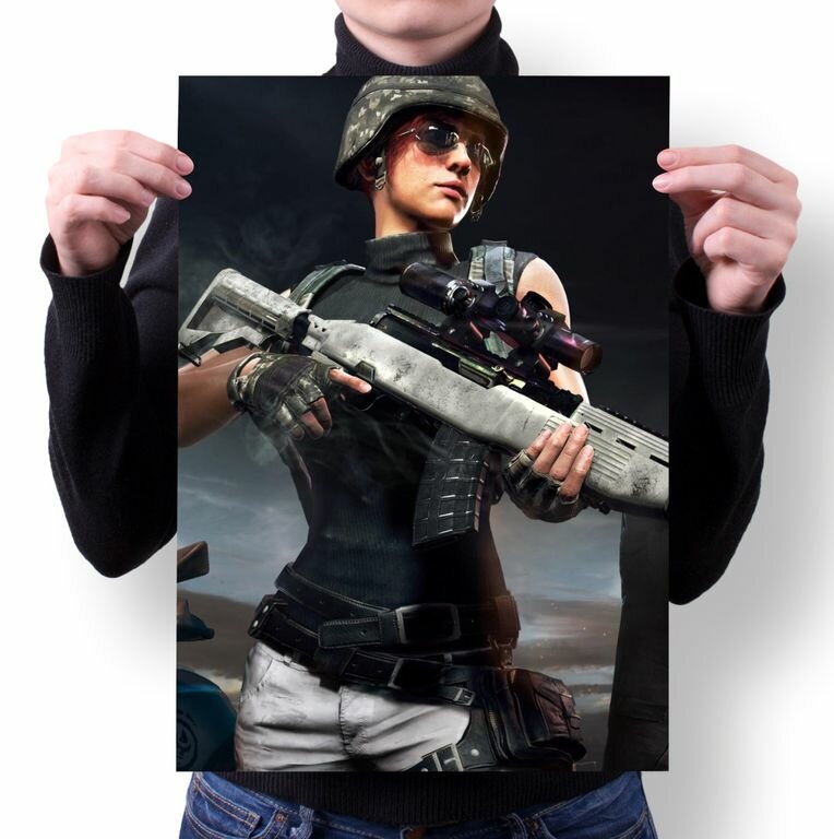 Плакат PlayerUnknown’s Battlegrounds, PUBG, пубг №13, А4