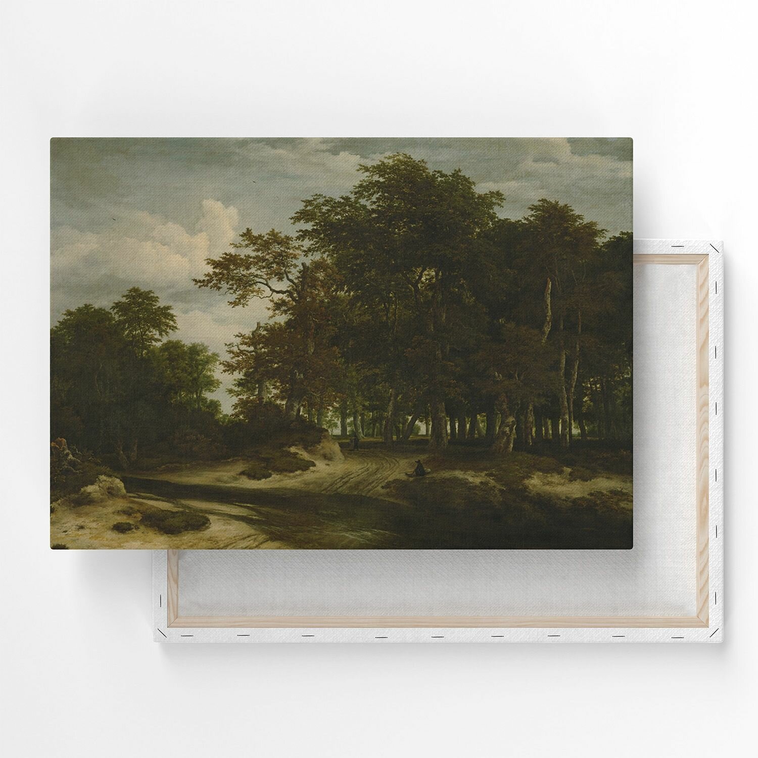 Картина на холсте, репродукция / Якоб ван Рёйсдал - The Great Forest / Размер 40 x 53 см