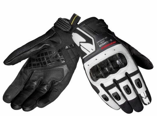 Мотоперчатки SPIDI G-CARBON White, S