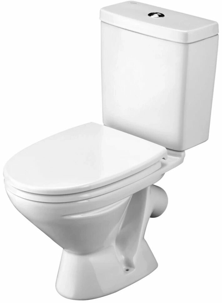 Унитаз-компакт Santek Лига 1. WH30.2.141 косой выпуск, с сиденьем, белый