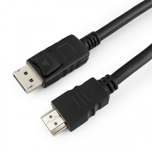Кабель Bion DisplayPort - HDMI, 20M/19M, 3м, черный (BXP-CC-DP-HDMI-030)
